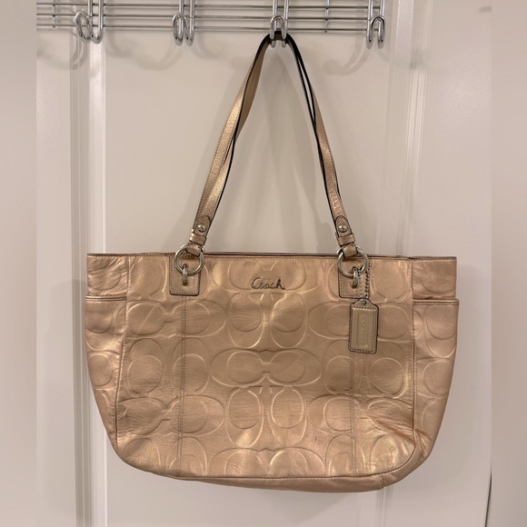 Coach | Bags | Champagne Gold Authentic Coach Purse | Poshmark